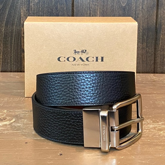Coach | Accessories | Nwt Authentic Coach Reversible Leather Belt ...